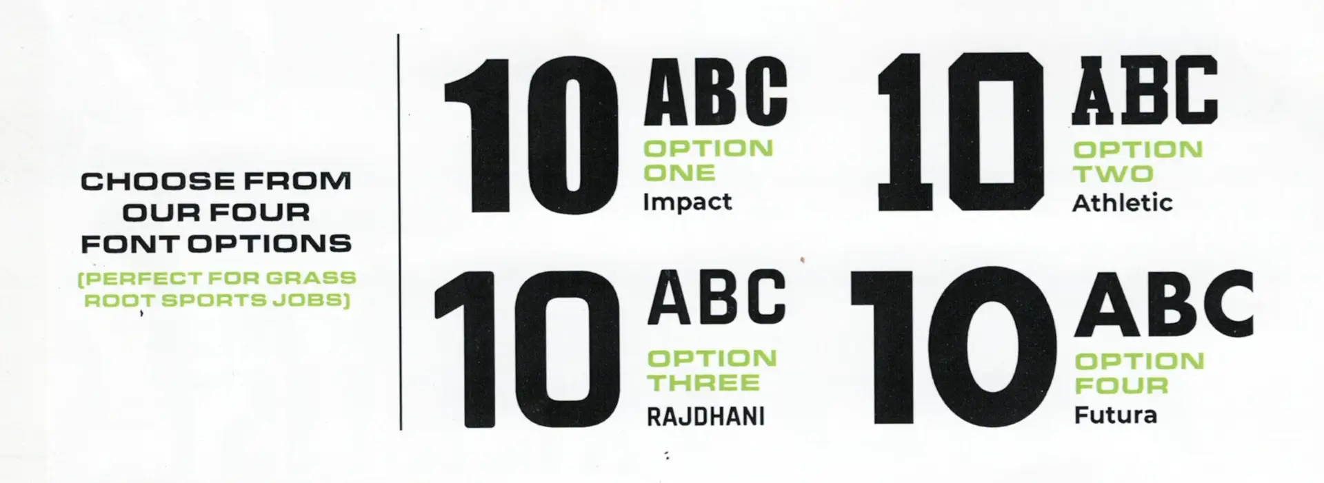 Sports Number Guide - Team Uniform Numbering | Elevate Teamwear